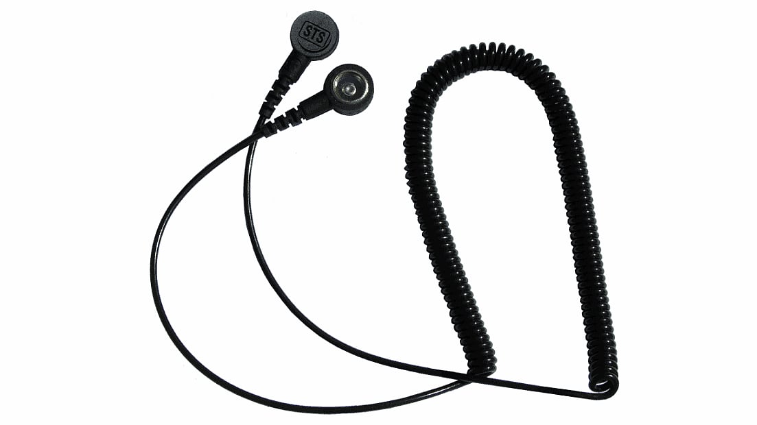 STS - Câble spiralé 3m 4w/fiche de sécurité