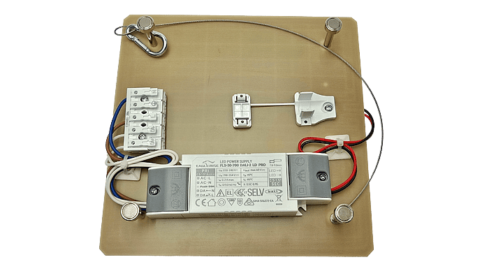 SIMMOD RETROFIT KIT / 590x590mm / 3000K / CRI >90 / DALI - Simpex Electronic AG