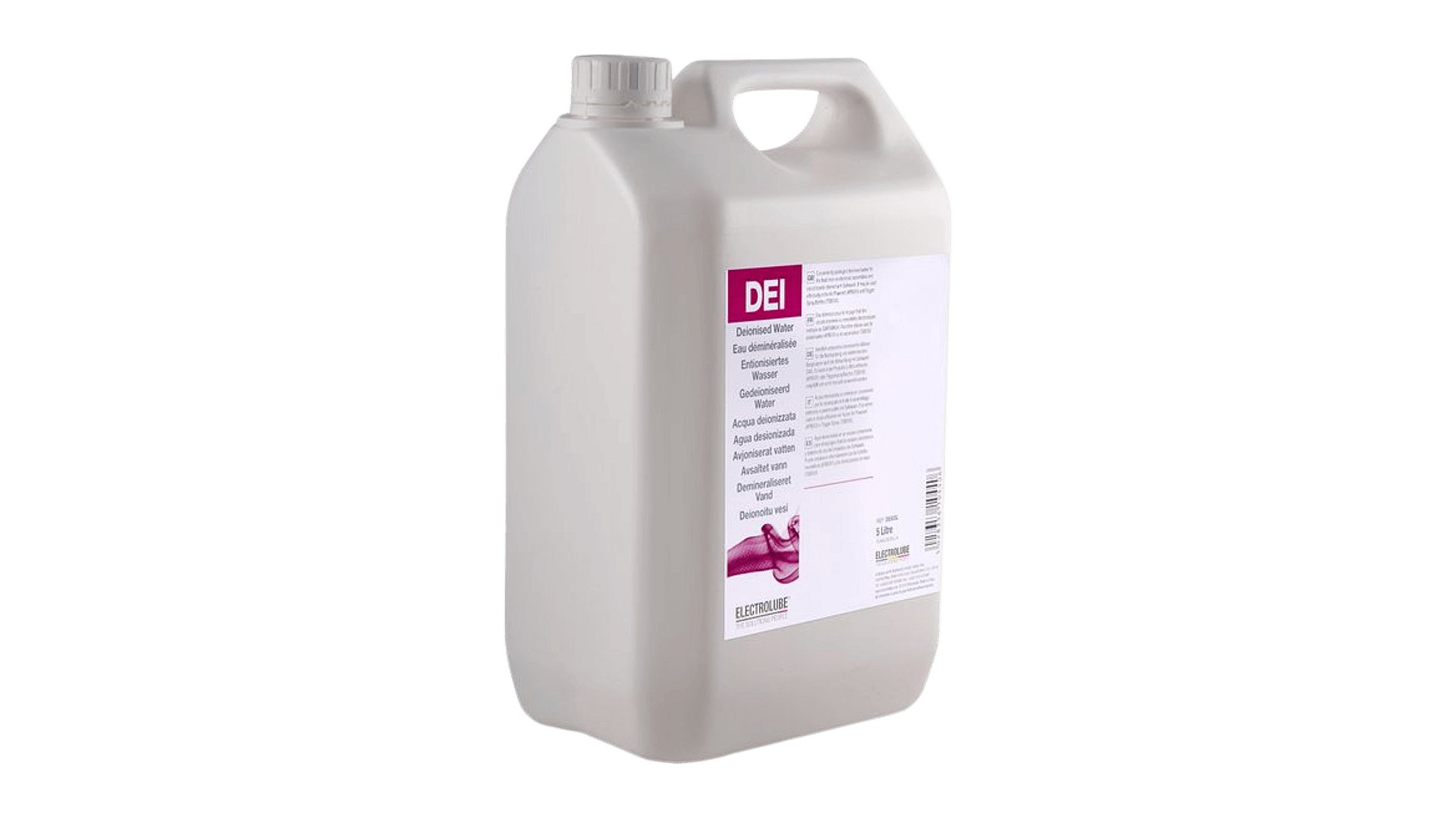 Electrolube - Eau déionisée 5 litres bidon