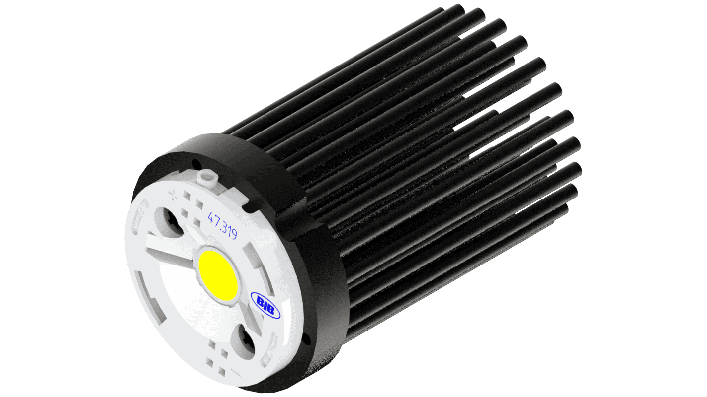 LPF4768-ZHP-B - LED pin fin heat sink, ø47mm, H 68mm, Base 8mm, Zhaga ...