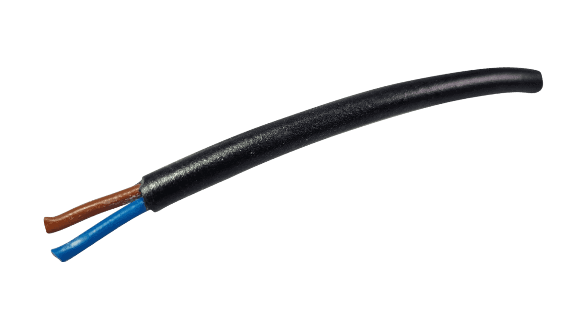 CABLE2M-BB-AWG20 - AWG20 Kabel mit schwarzem Mantel, Litze Braun+Blau ...