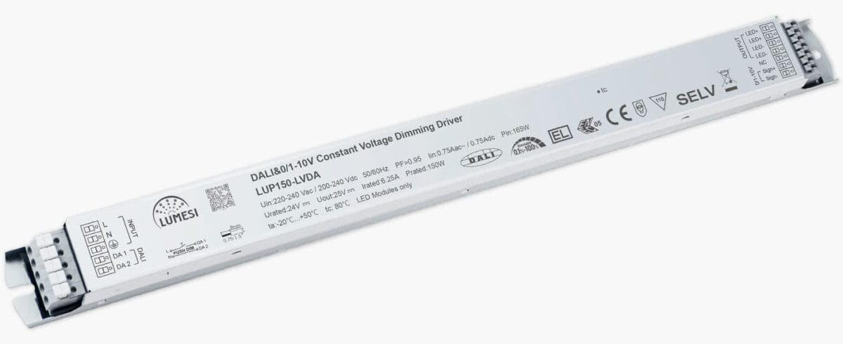 LUP150-LVDA - The new compact 150W DALI/AC-PUSH dimmable 24VDC LED power supply - Simpex ...