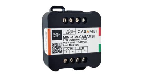 MINI-1CV-CASAMBI, 1 Kanal Casambi LED Dimmer im Miniaturgehäuse ...