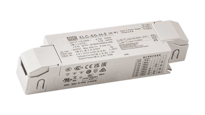 XLC-60-48-BS - MEAN WELL - 60W LED control gear 48V/1.25A, 3in1 Dimming ...